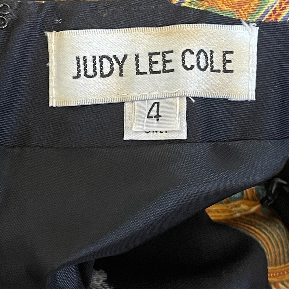 Judy Lee Cole Skirt Black Faberge Egg Print - Gem